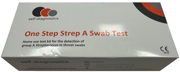 TEST AUTODIAGNOSTICO ONE STEP STREP A RILEVAZIONE QUALITATIVA ANTIGENI ...
